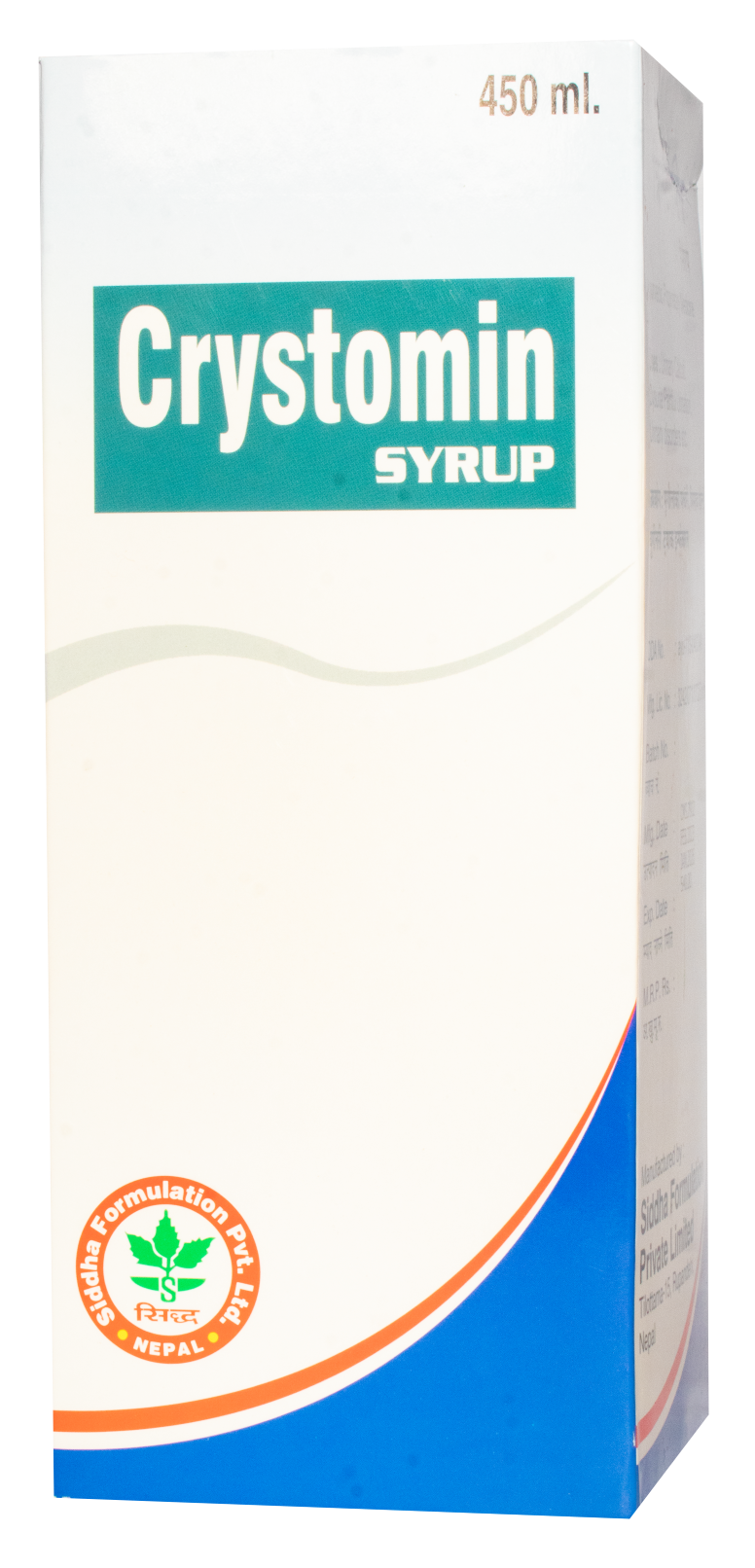 Crystomin Syrup - Siddha Formulation Pvt.Ltd